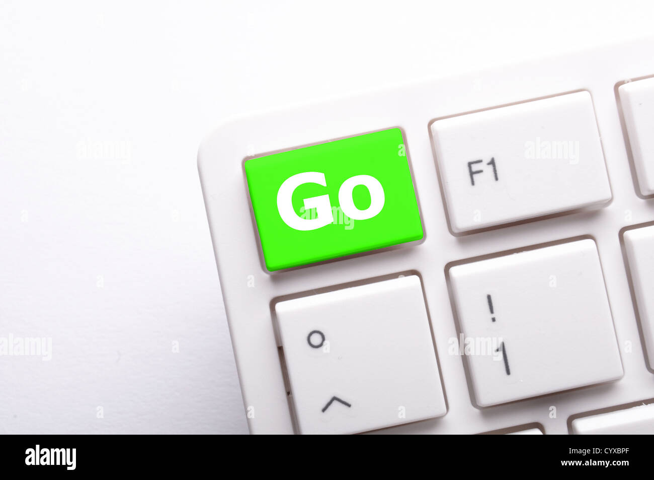 start concept with button or key showing business success concept Stock ...