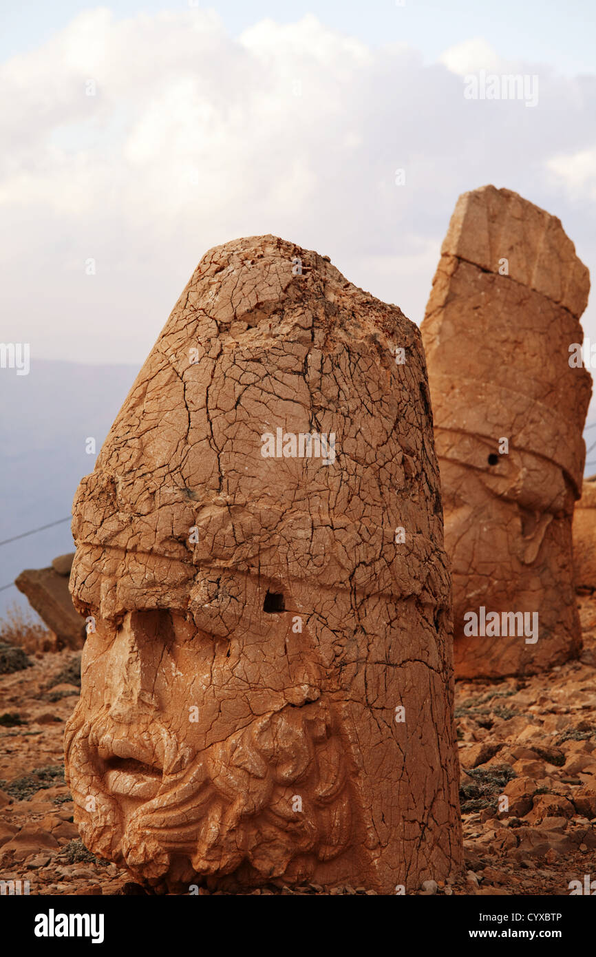Nemrut Dagi heads in Turkey Stock Photo - Alamy