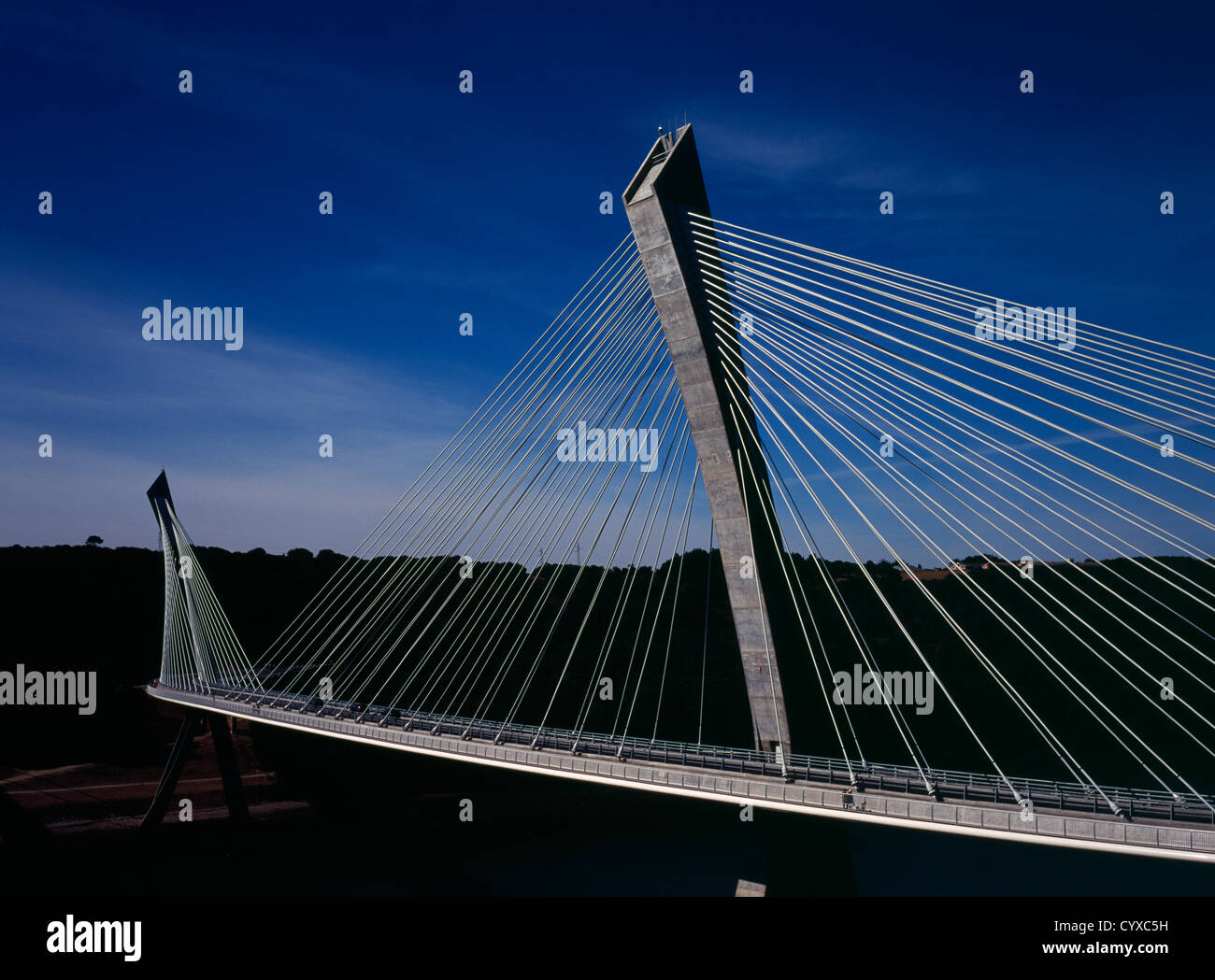 Ile de Crozon The new Pont de Terenez suspension bridge opened April ...