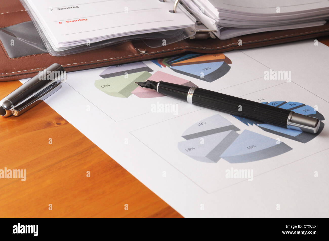 financial chart or diagram showing success in business Stock Photo - Alamy