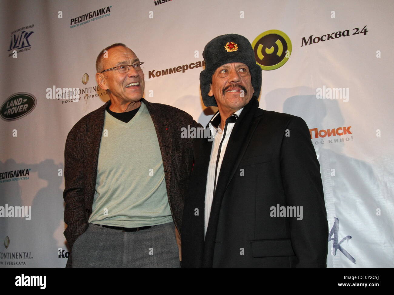 08.11.2012. Russia, Moscow. "Runaway Train" movie presentation ...