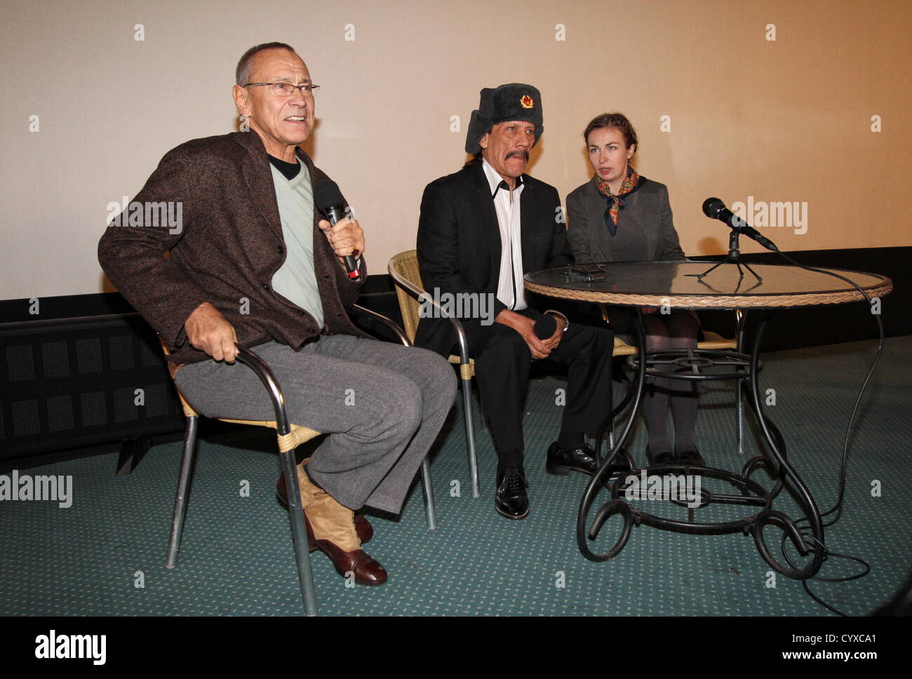 08.11.2012. Russia, Moscow. "Runaway Train" movie presentation ...