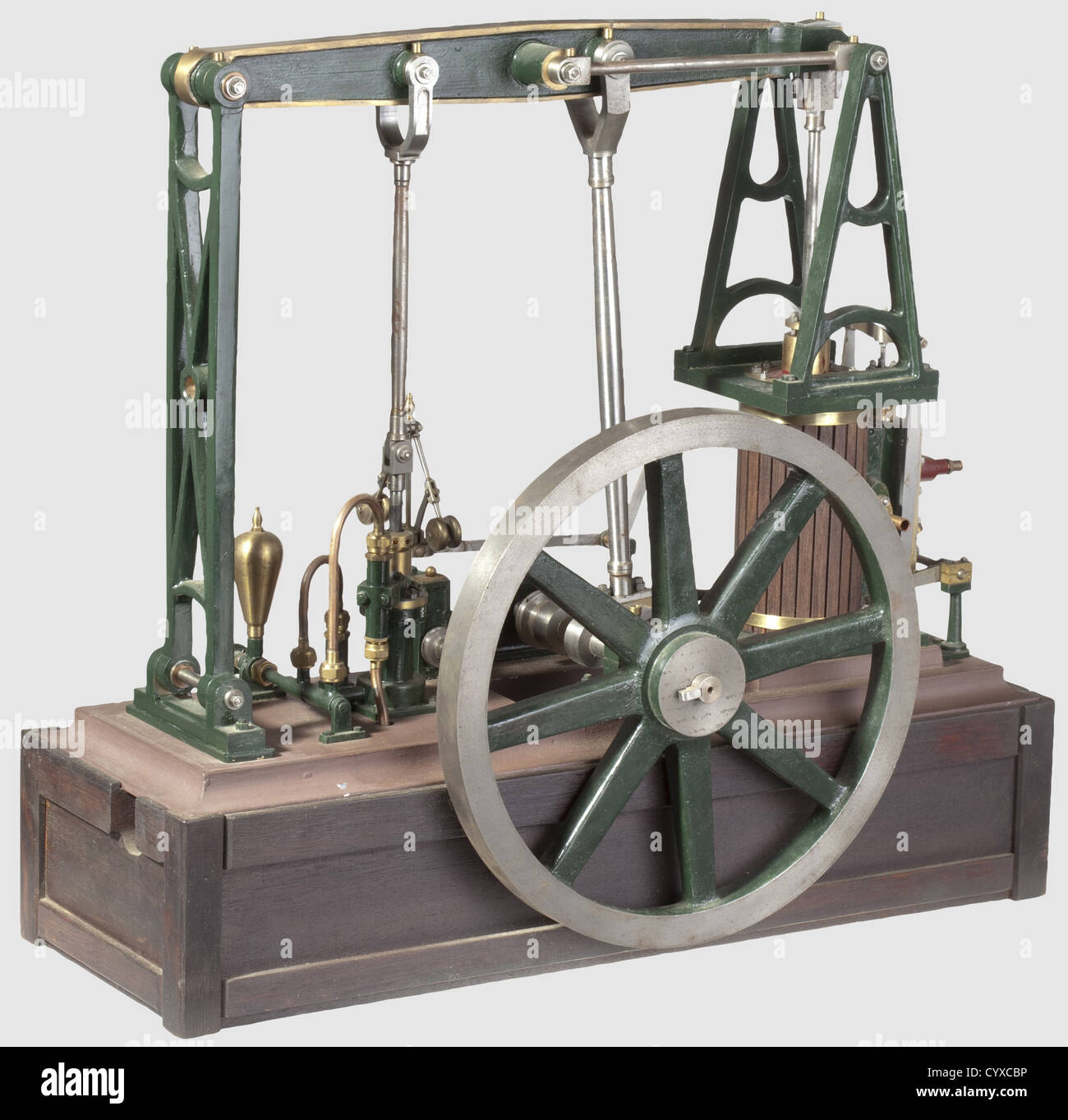 A late 19th century model single cylinder grasshopper beam engine Stock ...