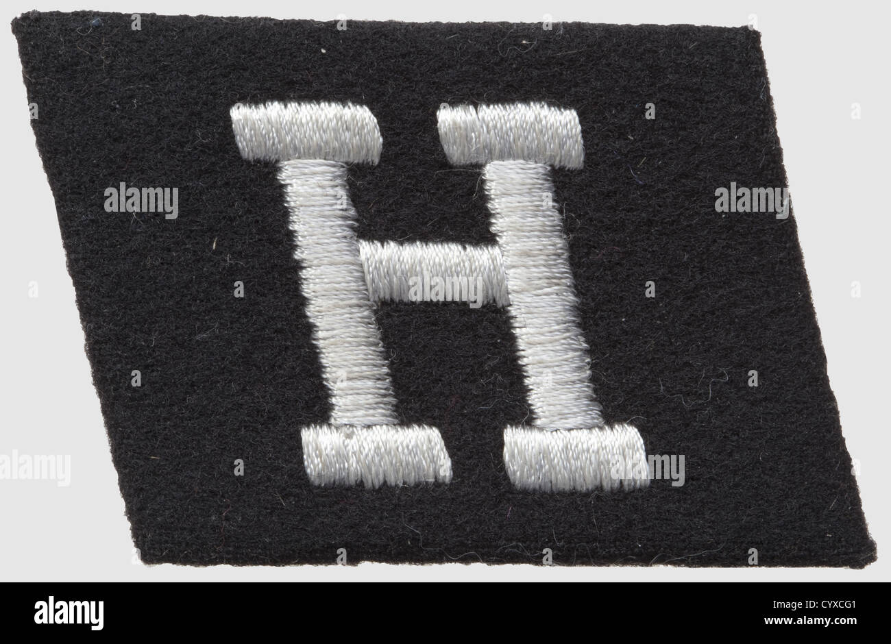 Rzm machine embroidered letter hi-res stock photography and images - Alamy