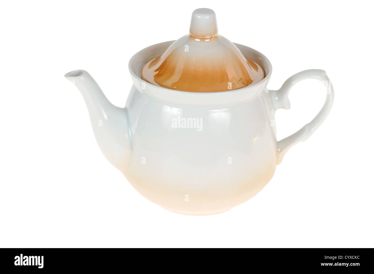 teapot isolated on white background Stock Photo - Alamy