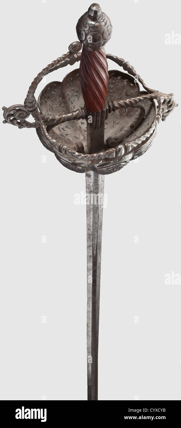 A chiselled italian cup hilt rapier hi-res stock photography and images ...