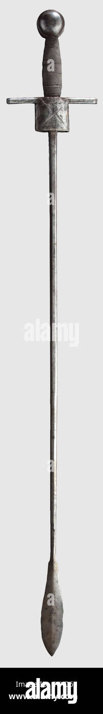 A Spanish boar-sword, 2nd half of the 16th century Facetted "blade ...