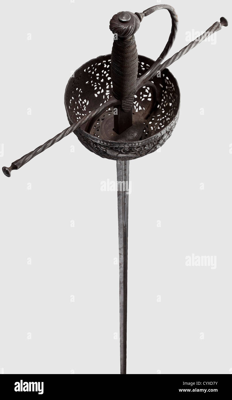 Spanish cup hilt rapier circa 1650 hi-res stock photography and images ...