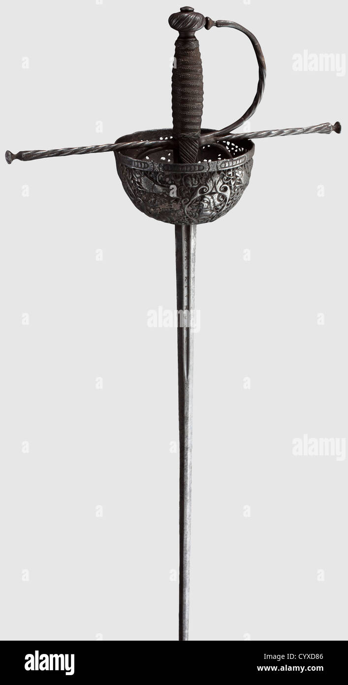 Spanish cup hilt rapier circa 1650 hi-res stock photography and images ...