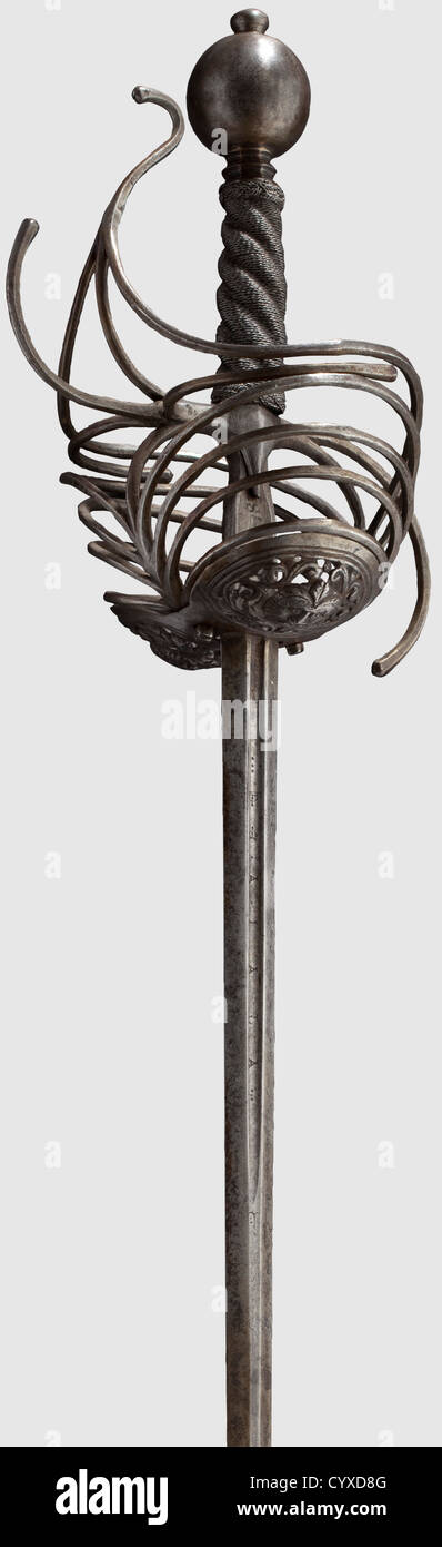An Italian rapier,1st half of 17th century Sturdy,unassociated ...