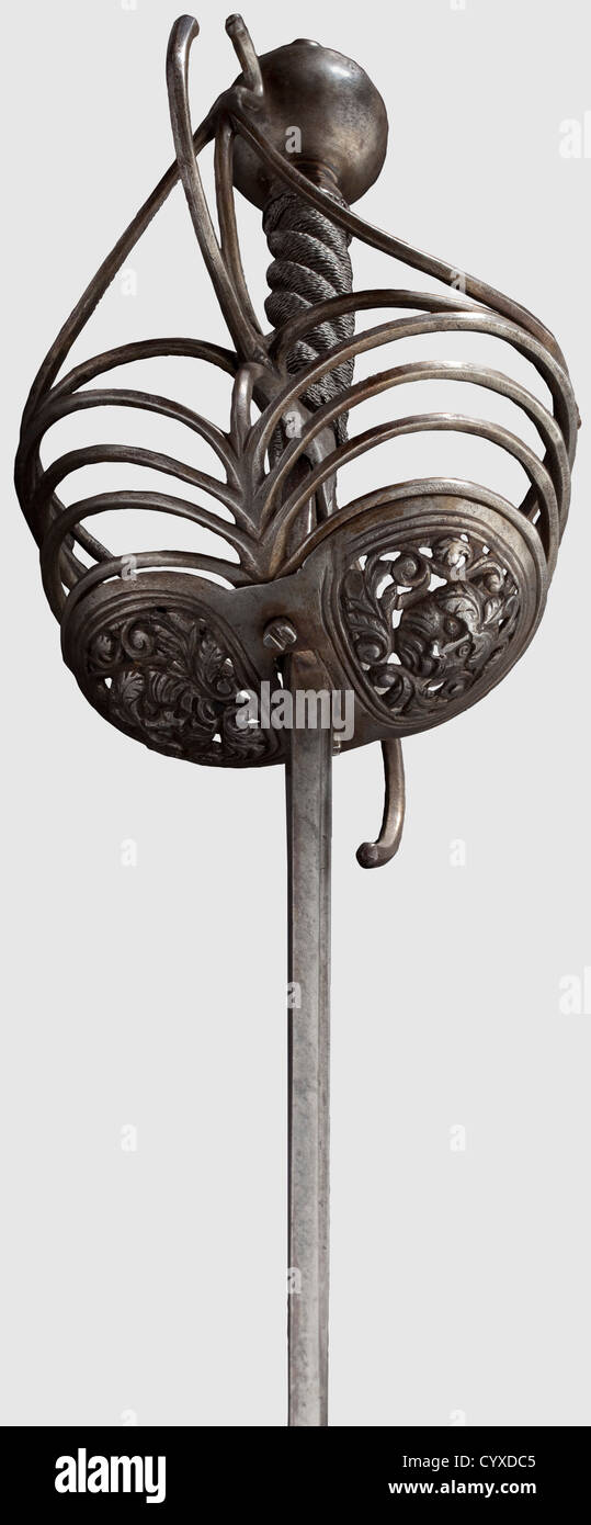 An Italian rapier,1st half of 17th century Sturdy,unassociated ...