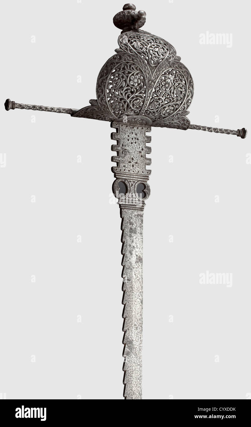 A Spanish/Italian left-hand dagger,circa 1680 Single-edged blade,at the ...