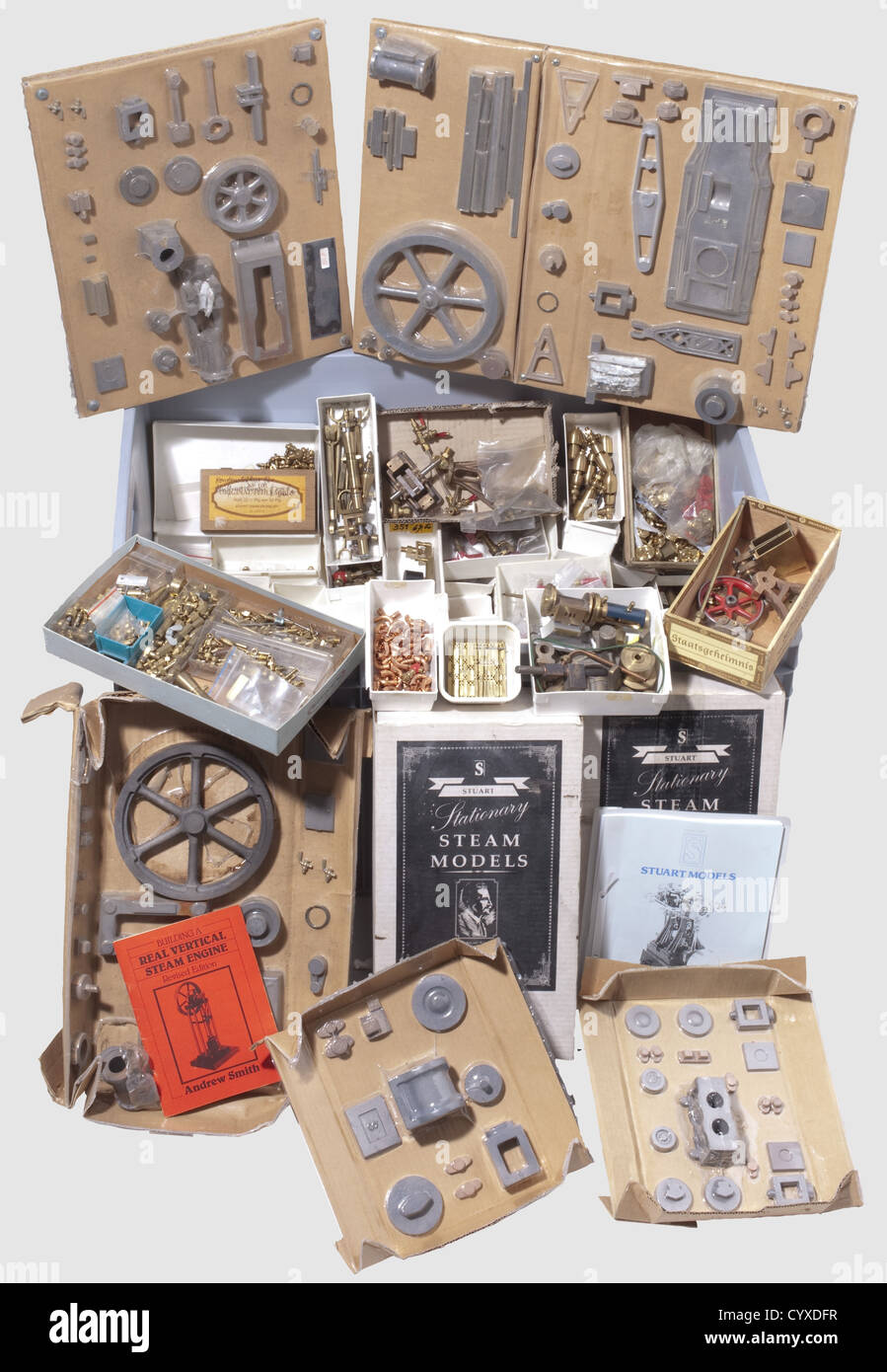 An extensive lot of serial parts and kits, historic, historical, 20th ...