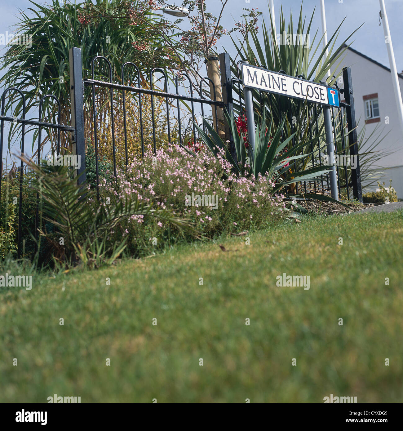 Gated community new development Somerset England Stock Photo - Alamy