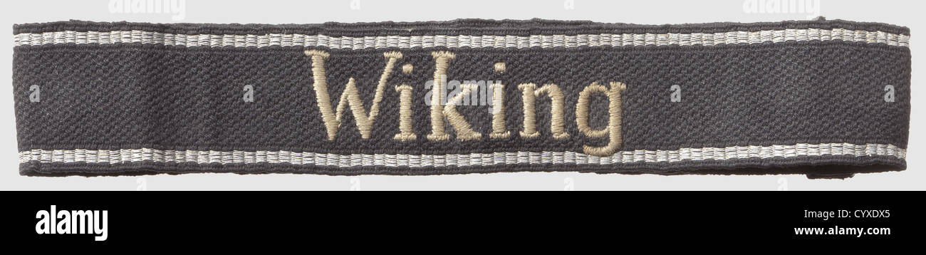 Sleeveband of the 5th SS-Panzerdivision "Wiking",for enlisted men,RZM ...