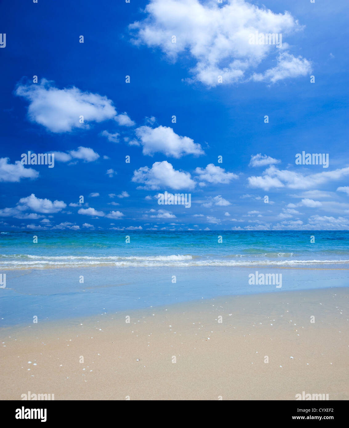 Summertime at the beach, Malaysia Stock Photo - Alamy