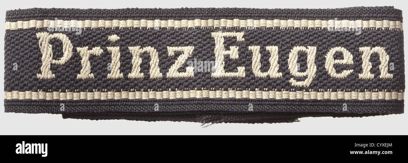 Sleeveband of the 7th SS-division "Prinz Eugen",for enlisted men,BeVo ...