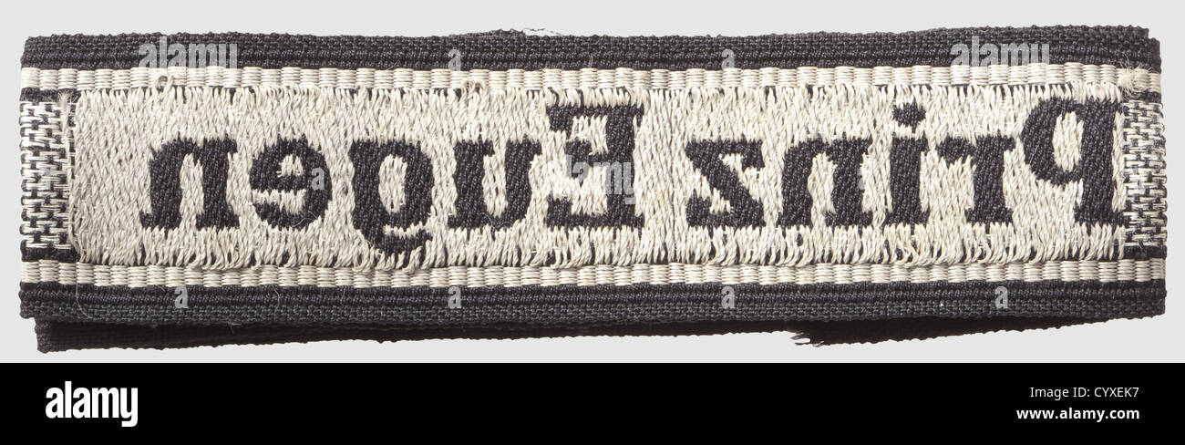 Sleeveband of the 7th SS-division "Prinz Eugen",for enlisted men,BeVo ...