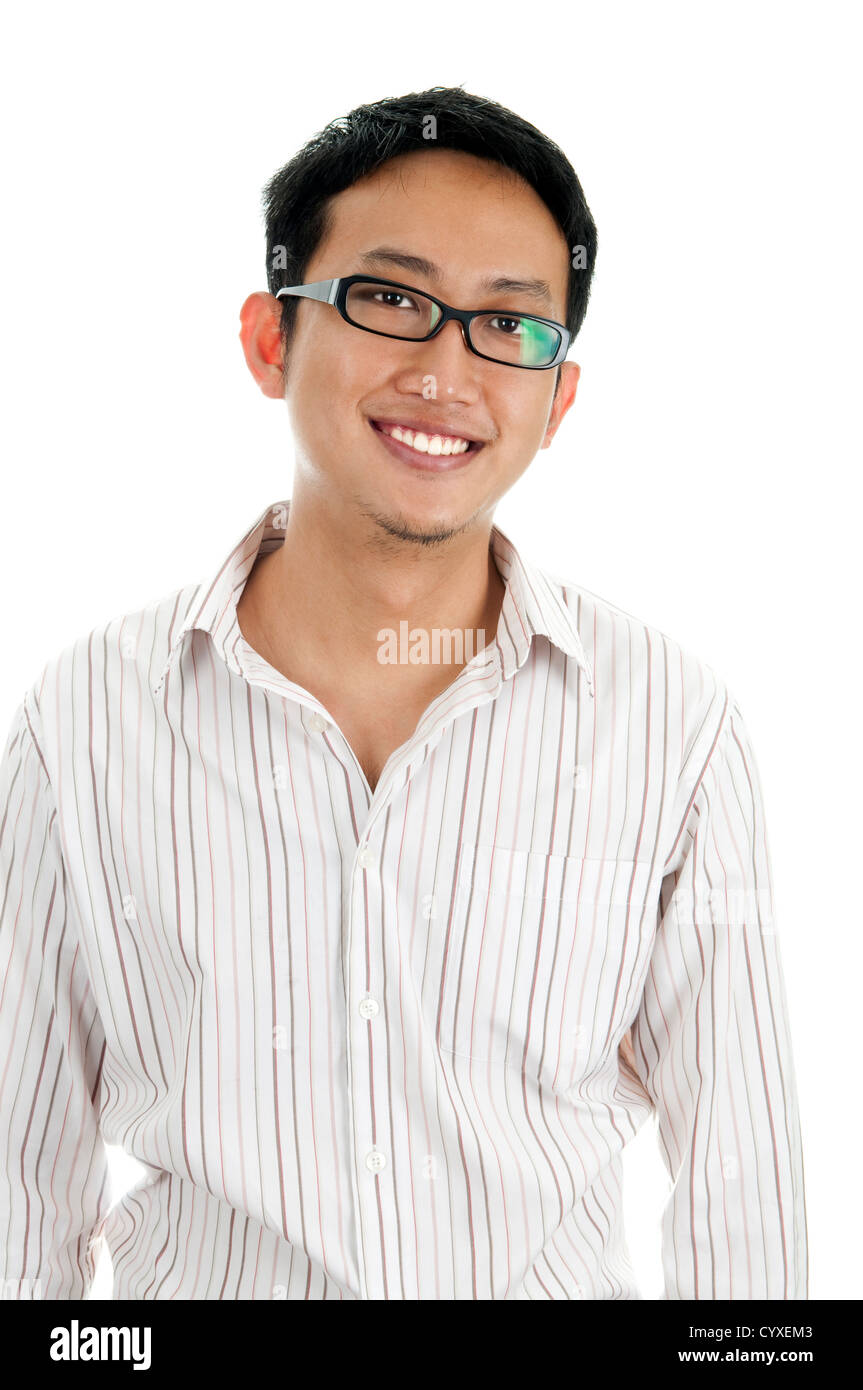 Young Asian executive with his smiling face Stock Photo - Alamy