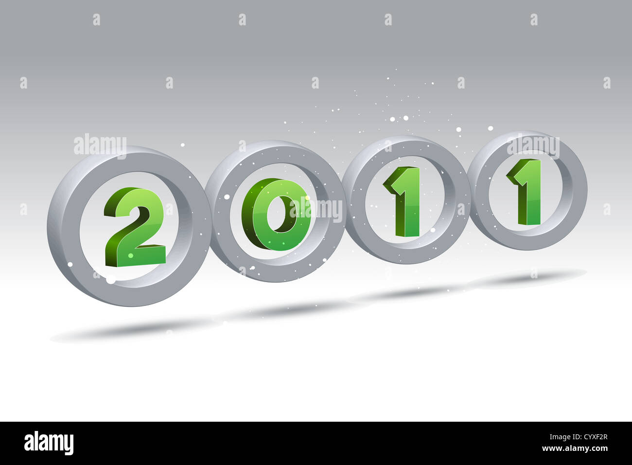 illustration of 2011 new year card Stock Photo - Alamy