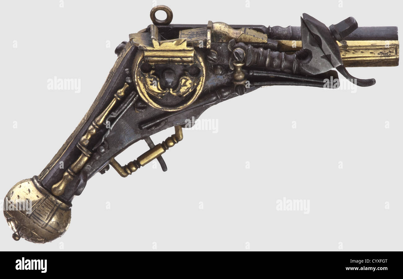 A miniature wheellock pistol,Michael Mann,Nuremberg,circa 1600 ...