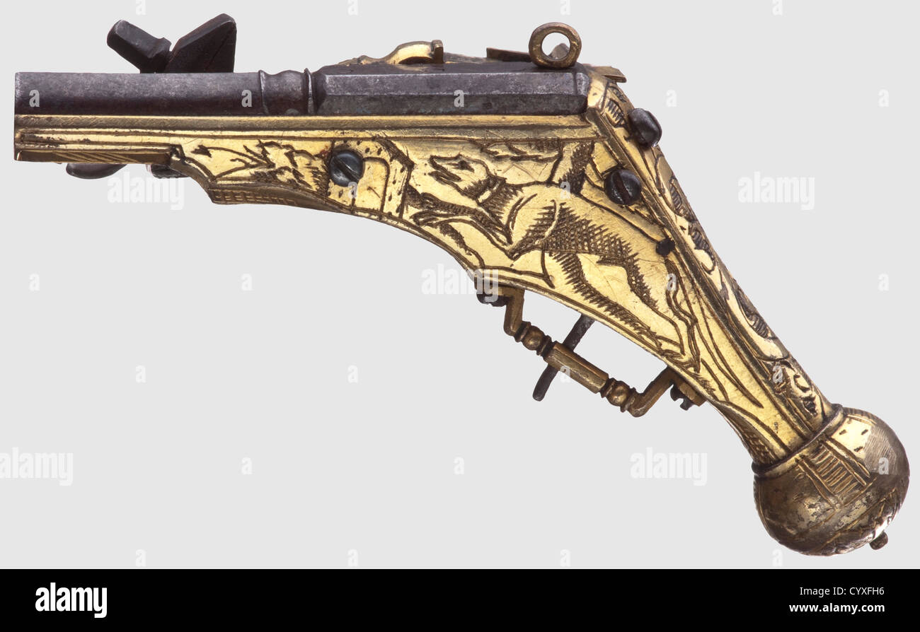 A miniature wheellock pistol,Michael Mann,Nuremberg,circa 1600 ...