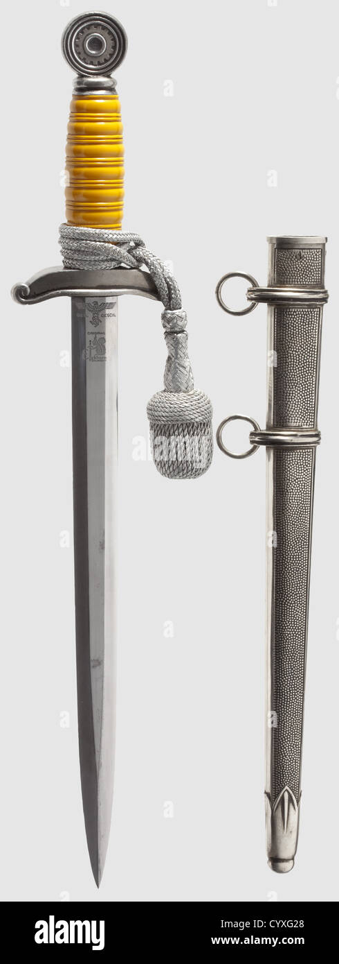 A dagger M 1938 for TeNo leaders(Technical Emergency Corps),maker ...