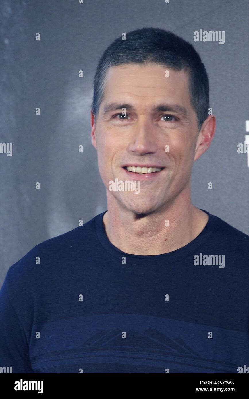 Nov. 12, 2012 - Madrid, Spain - US Actor Matthew Fox attends 'Alex ...