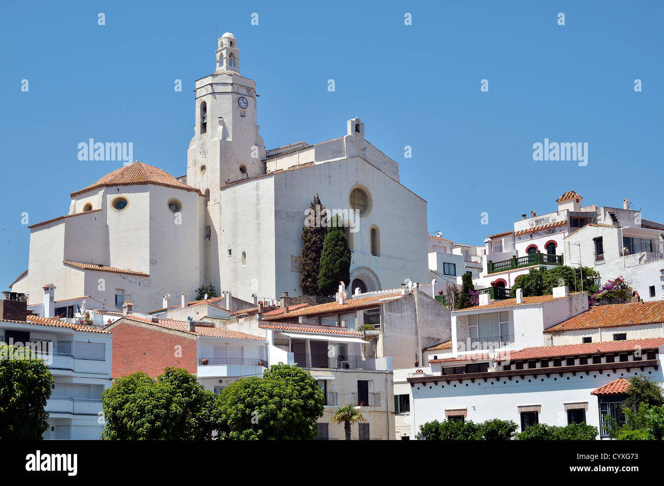 Cadaques church hi-res stock photography and images - Alamy
