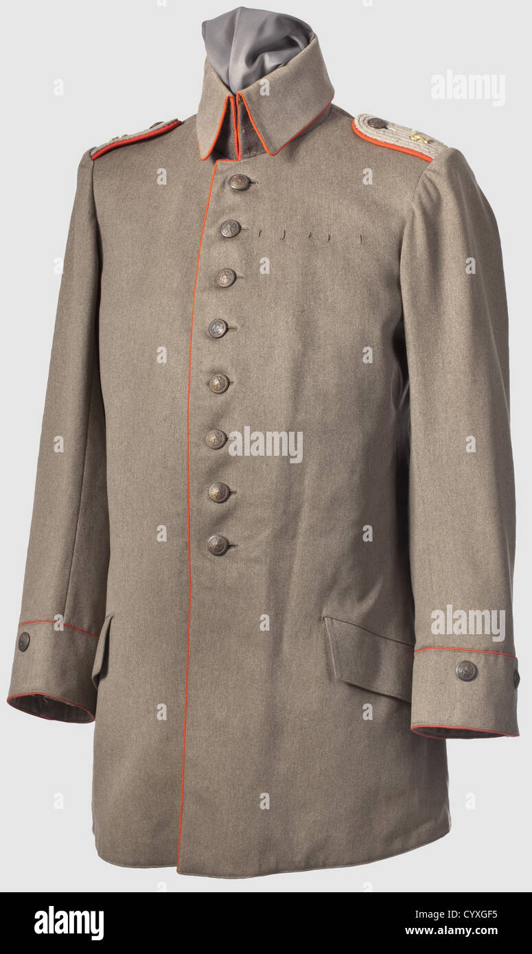 A field grey tunic,for a lieutenant of the 2nd Bavarian Infantry ...