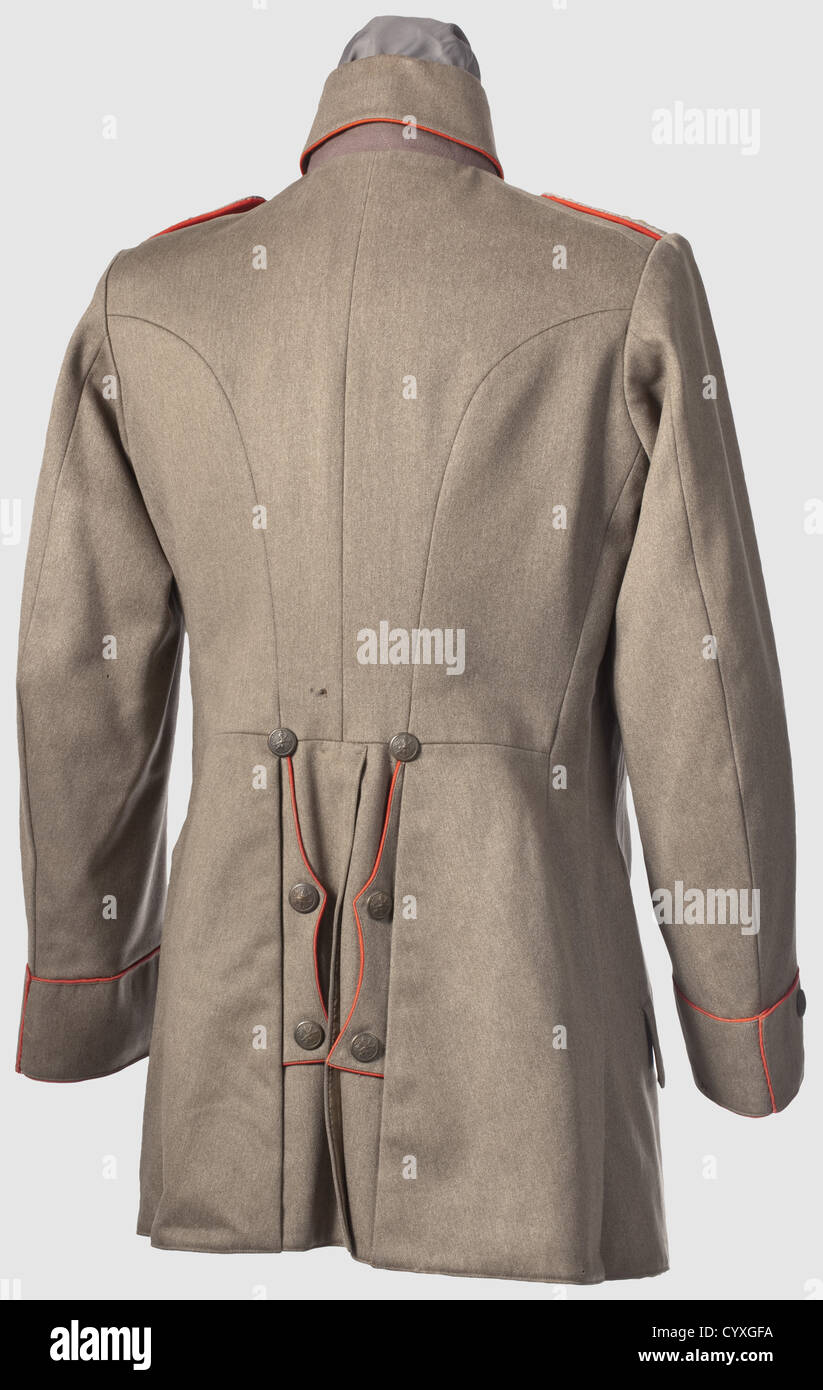 A field grey tunic,for a lieutenant of the 2nd Bavarian Infantry ...