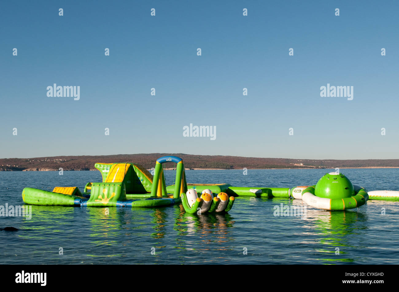 Sea playground for children, Crikvenica, Croatia Stock Photo - Alamy