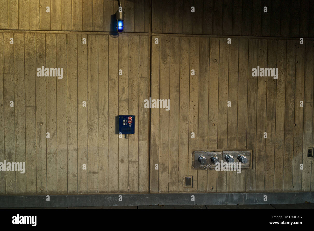 Emergency calling system at Yale University Stock Photo - Alamy