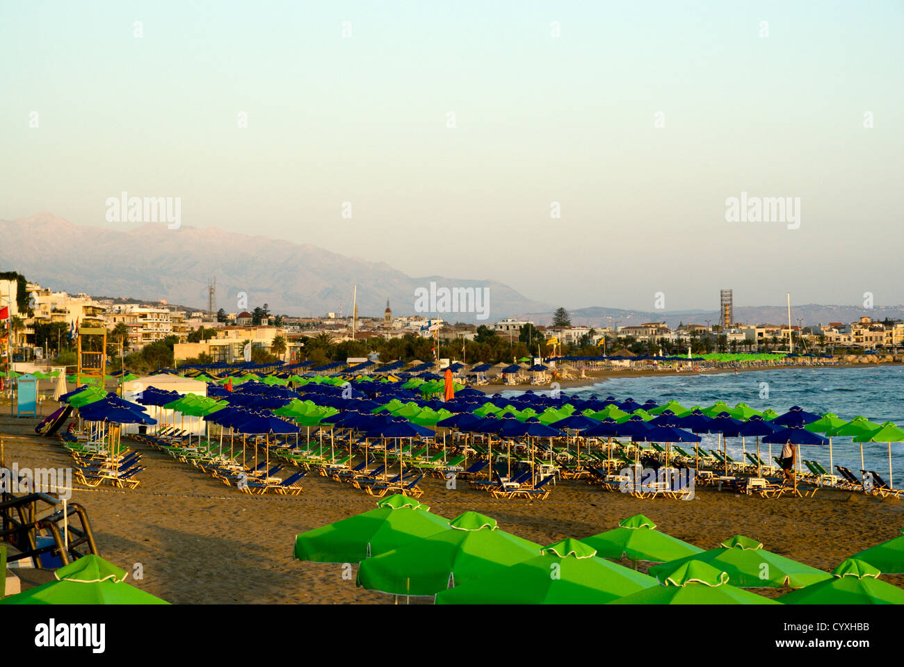 Rethymnon crete beach hi-res stock photography and images - Alamy