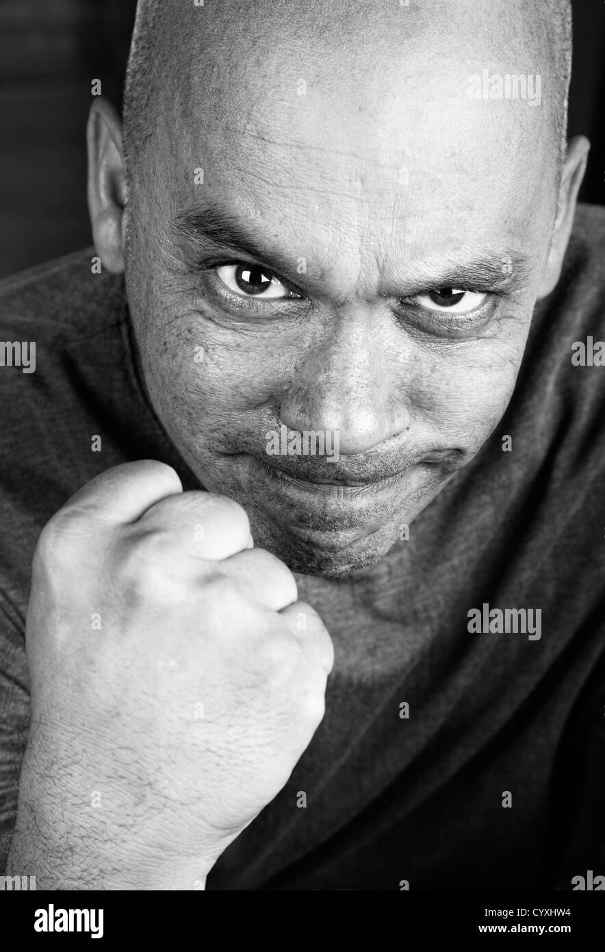 Head upset Black and White Stock Photos & Images - Alamy