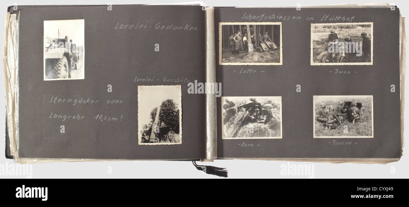 Four photo albums of a member of "SS-Heimwehr Danzig",SS ...