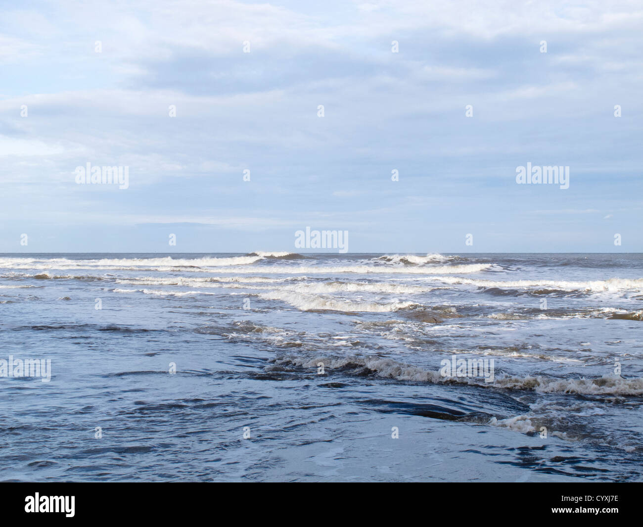 the north sea at Staithes - North Yorkshire Stock Photo - Alamy