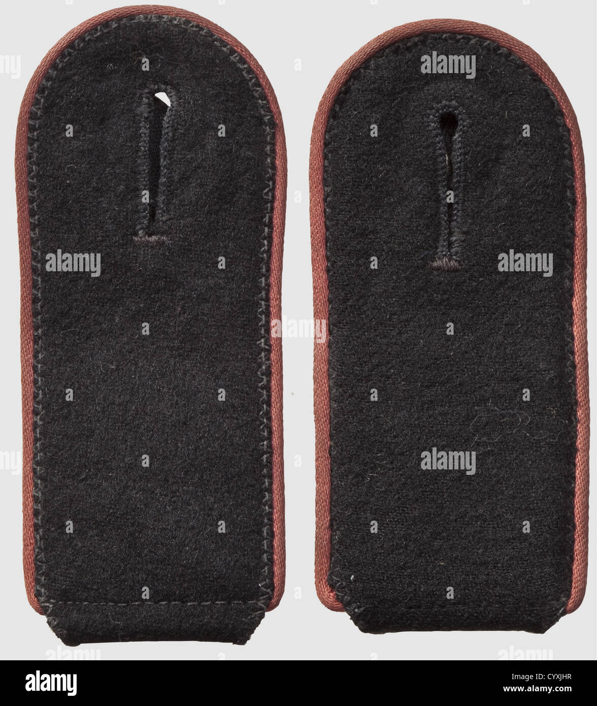 Pair of shoulder boards, panzer unit, pink piping for enlisted men ...