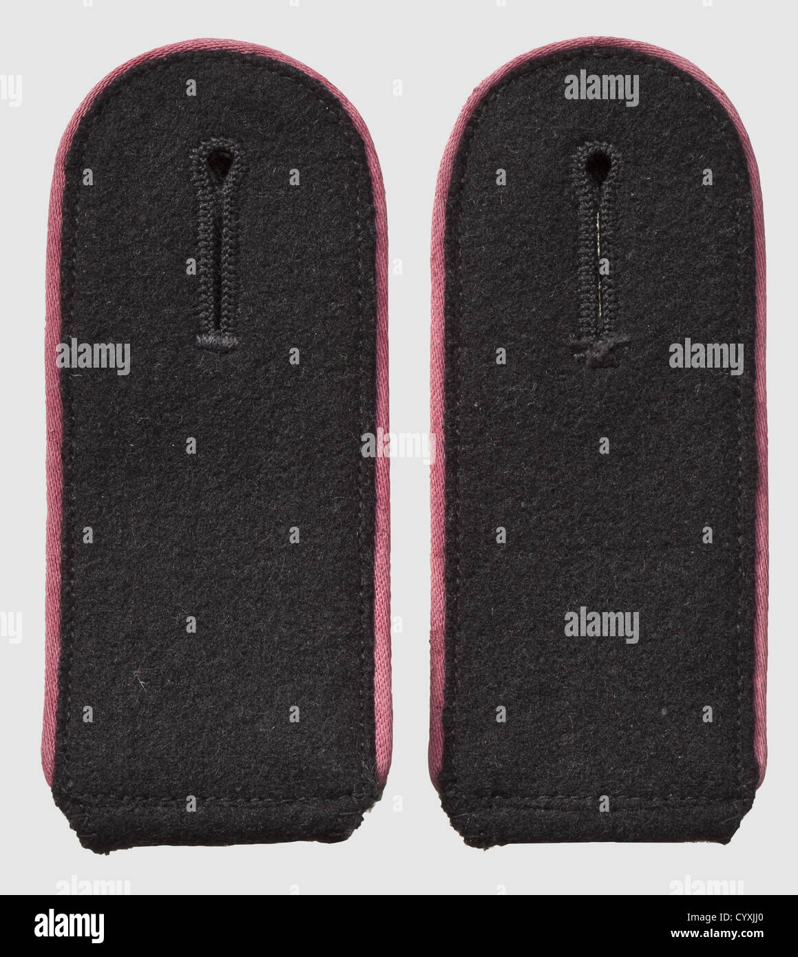 Pair of shoulder boards, panzer unit, pink piping for enlisted men ...