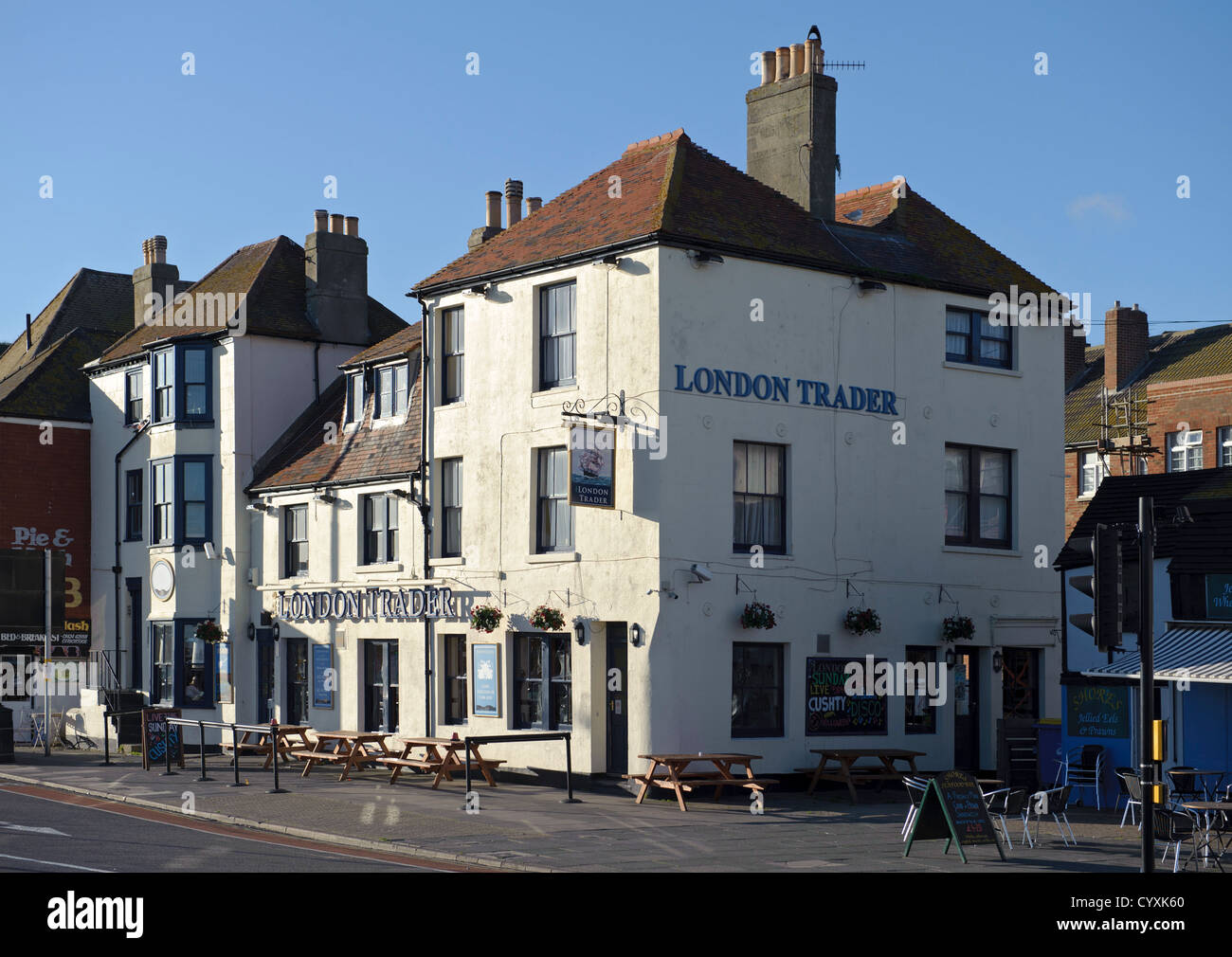 London Trader Public House in Hastings, UK Stock Photo - Alamy