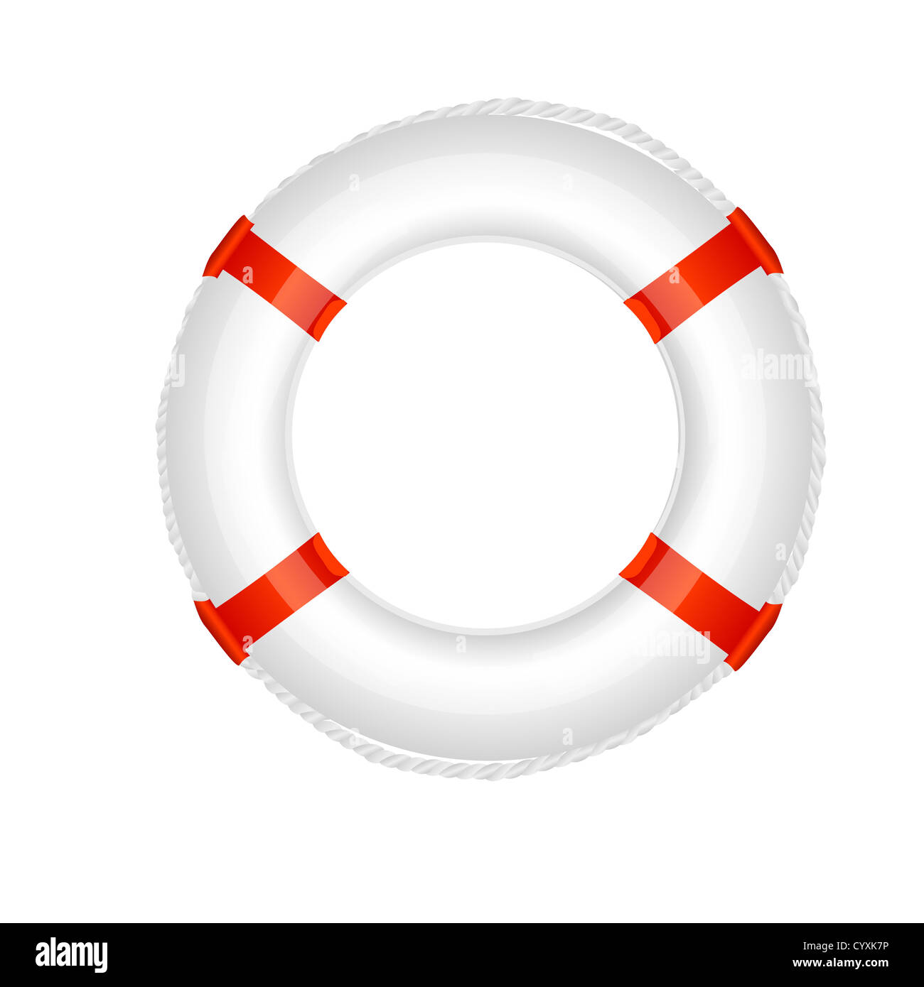 illustration of vector lifebouy on an isolated background Stock Photo ...