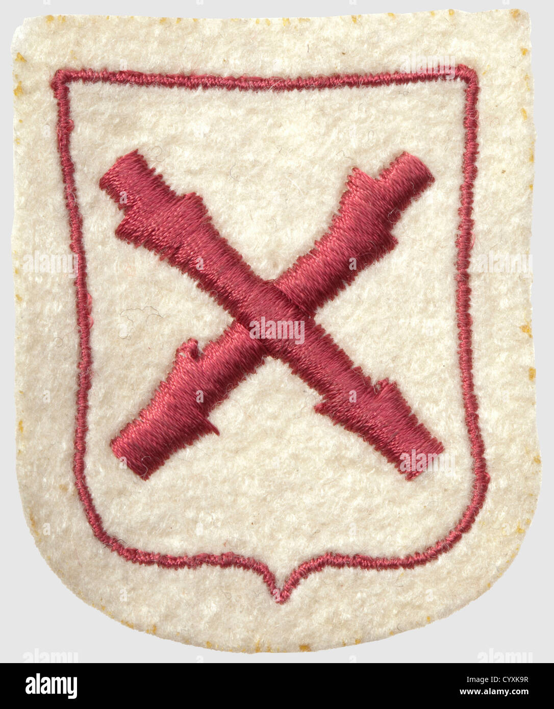 Sleeve shield Wallonia, RZM-machine embroidered version, mint condition ...