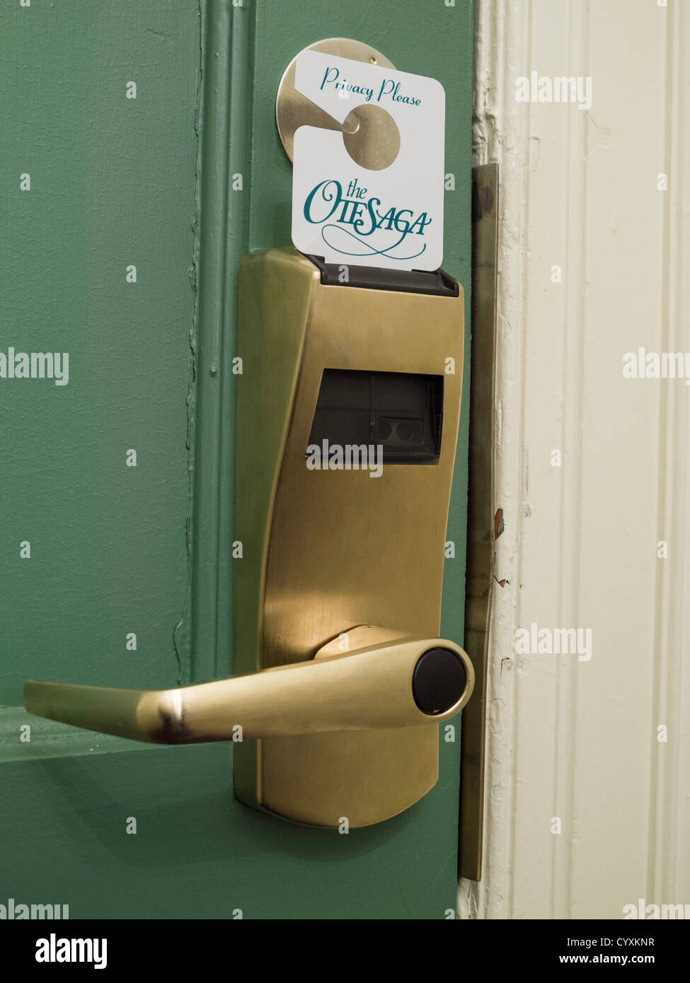 Hotel Room Door Key "Privacy" Do not Disturb Card Stock Photo - Alamy