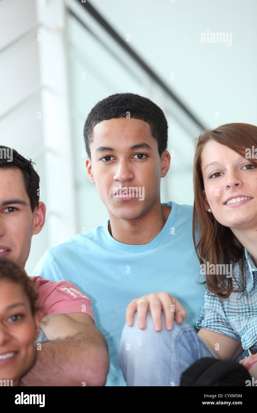 Portrait of teenagers Stock Photo - Alamy
