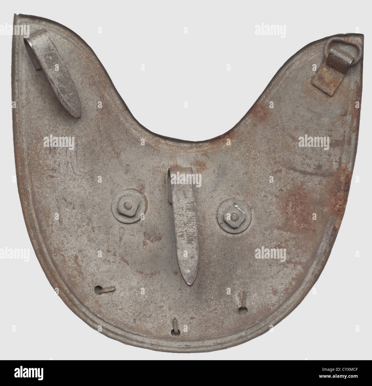 A gorget for Prussian staff guards, in the rank of enlisted men Wartime ...