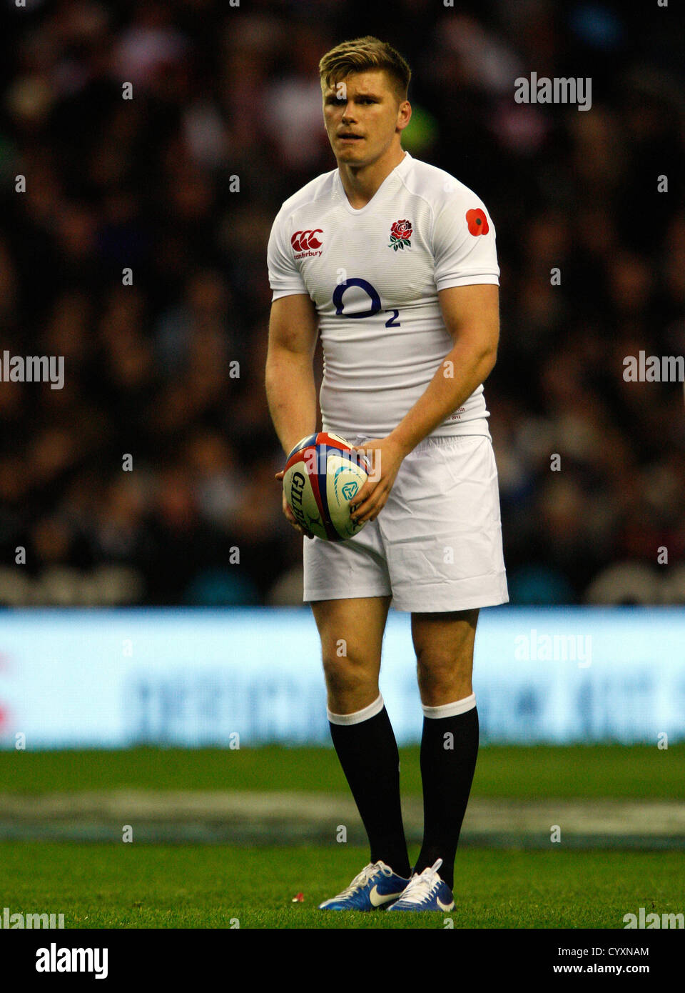 OWEN FARRELL ENGLAND RU TWICKENHAM MIDDLESEX ENGLAND 10 November 2012 ...