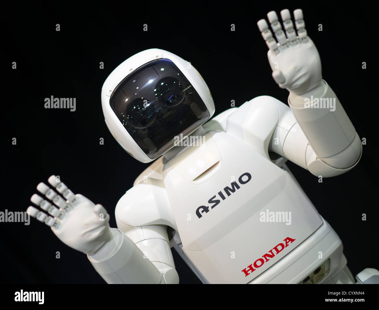 Honda's ASIMO robot at the Honda Welcome Plaza, Aoyama, Tokyo A.S.I.M.O ...