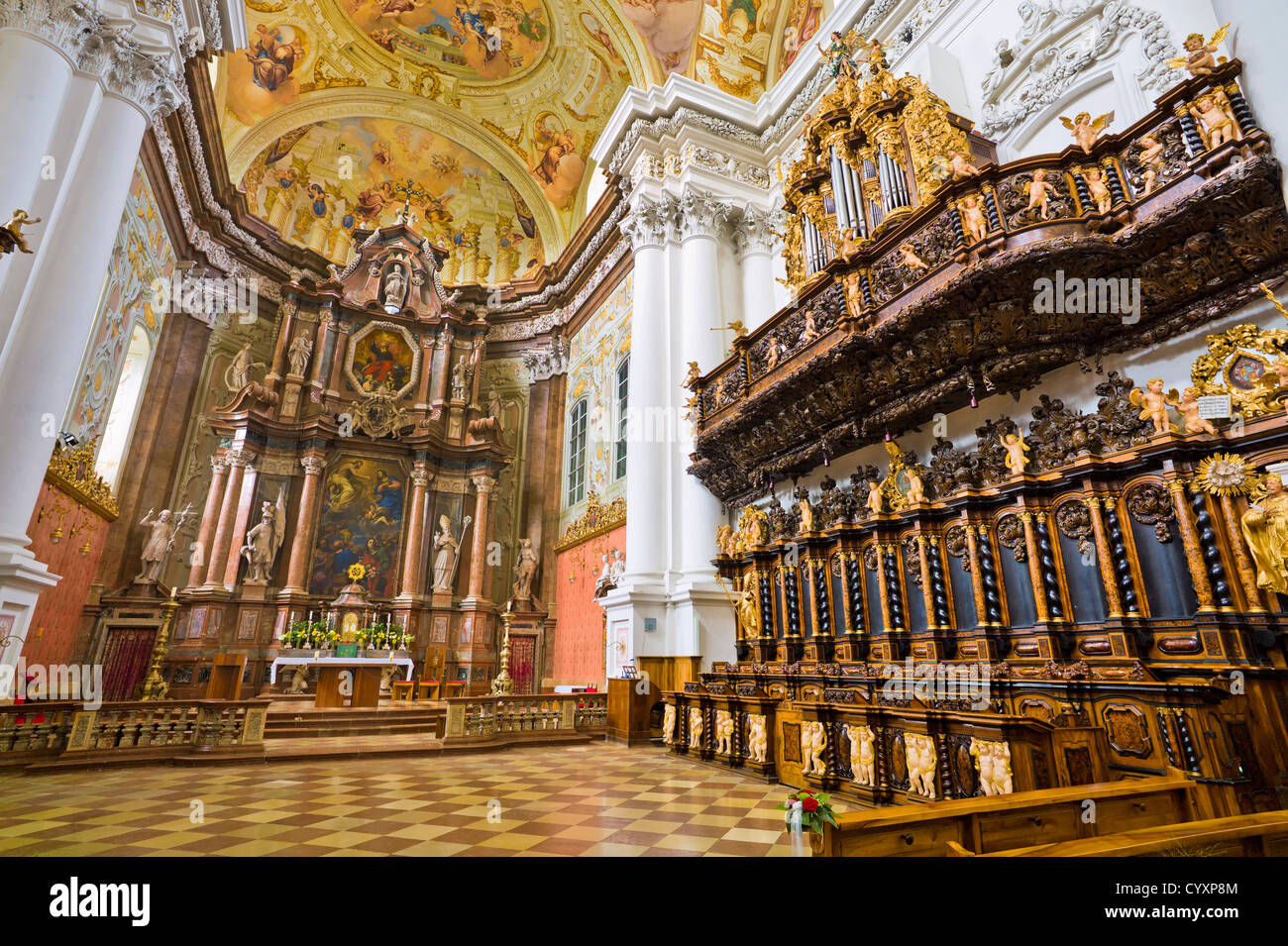 St florian monastery hi-res stock photography and images - Alamy