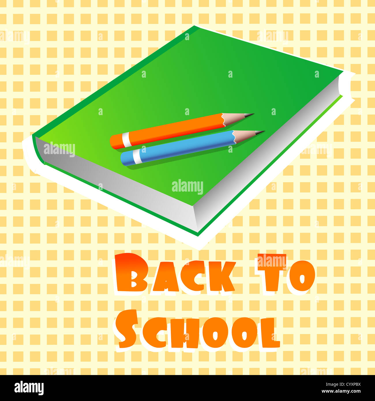 Text book school pencil hi-res stock photography and images - Alamy