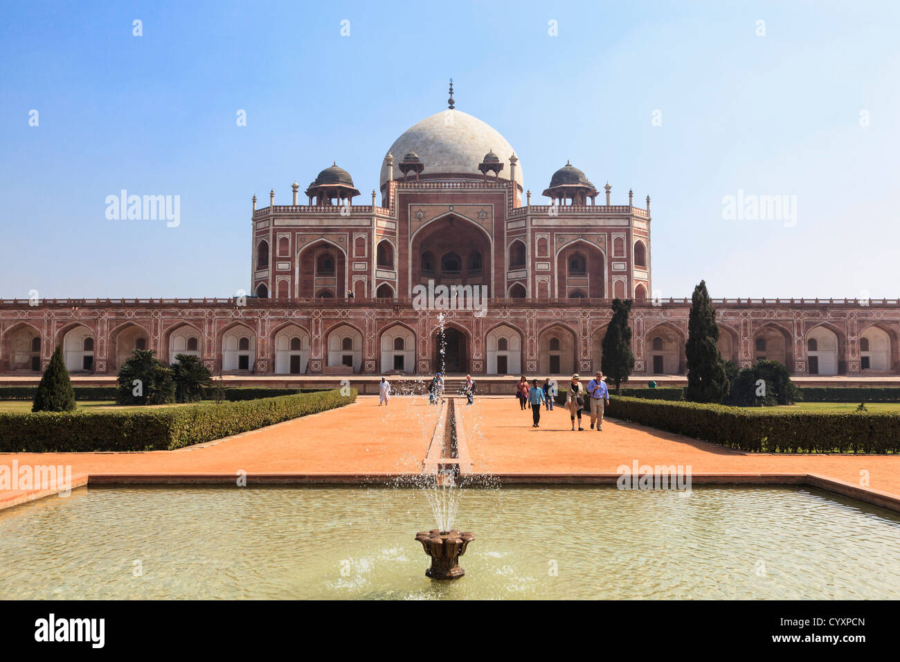 India, Delhi, View of Humayun's Tomb Stock Photo - Alamy